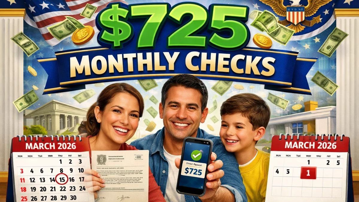 $725 Monthly Checks for Low-Income Families – Payments Arriving on ...